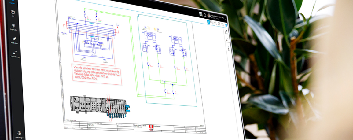 EPLAN eVIEW maakt delen en verwerken van opmerkingen eenvoudig